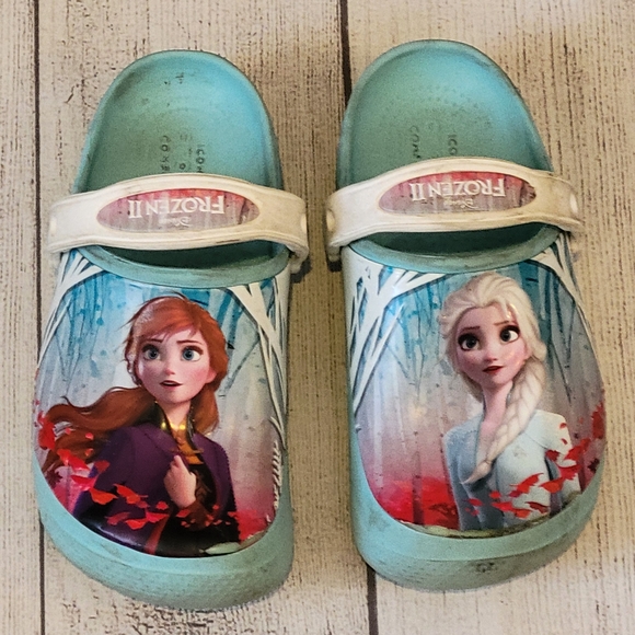CROCS | Shoes | Disney Frozen 2 Kids Crocs Blue | Poshmark